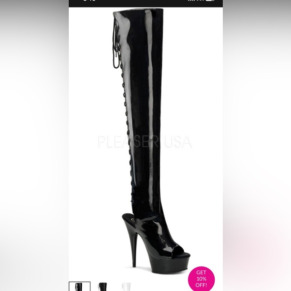 Pleaser | Shoes | Pleaser Thigh High Heels | Poshmark